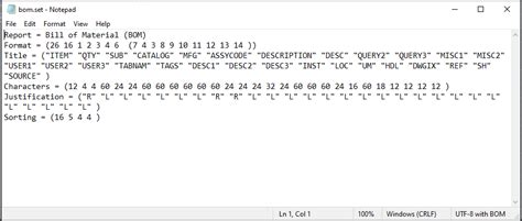 Solved Bom Report Table Doesnt Follow Table Style Column Widths