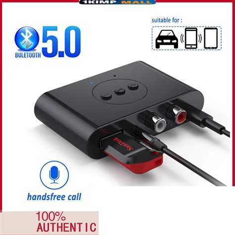 Bluetooth 5 2 Audio Receiver U Disk Rca 3 5mm Aux Usb Stereo Music Wireless Adapter With Mic For
