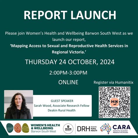Womens Health And Wellbeing Barwon South West On Linkedin