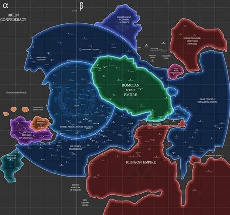 Star Trek Galaxy Map Interactive