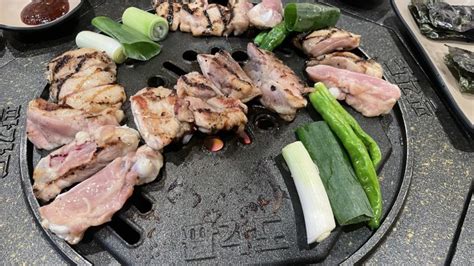 광주 상무지구 팔각도 존맛 숯불 닭갈비 네이버 블로그