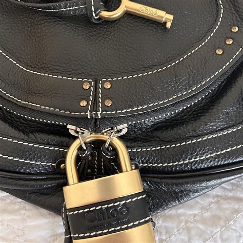 Chloe Black Saddle Bag With Gold Hardware Like New Depop