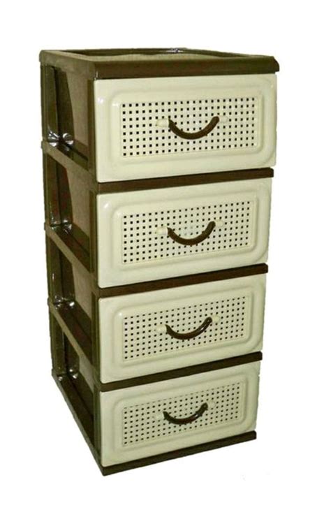 Пластиковий комод шафка тумбочка органайзер на 4 ящики — ціна 600 грн у каталозі Комоди