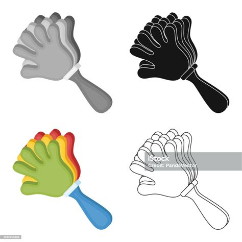 손의 형태로 팬의 특성입니다 팬 아이콘 만화 스타일 벡터 기호 재고 일러스트 웹에서 단일 경쟁에 대한 스톡 벡터 아트 및 기타 이미지 경쟁 로고 만화 Istock