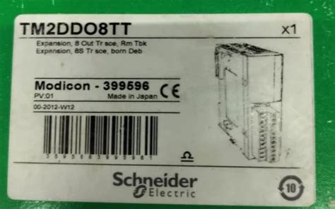 SCHNEIDER ELECTRIC TM2DDO8TT DISCRETE OUTPUT MODULE At 1000 Piece Digital Input Output
