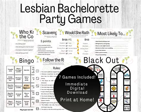 Lesbian Bachelorette Party Games Who Knows The Couple Drinking Games