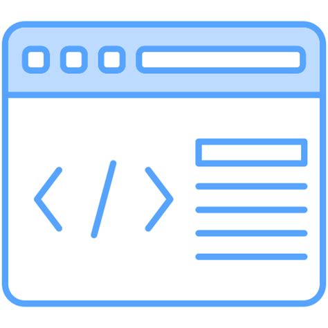 Web Coding Generic Color Lineal Color Icon