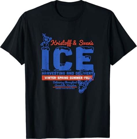 Disney Frozen Kristoff And Svens Ice Harvesting And Delivery T Shirt
