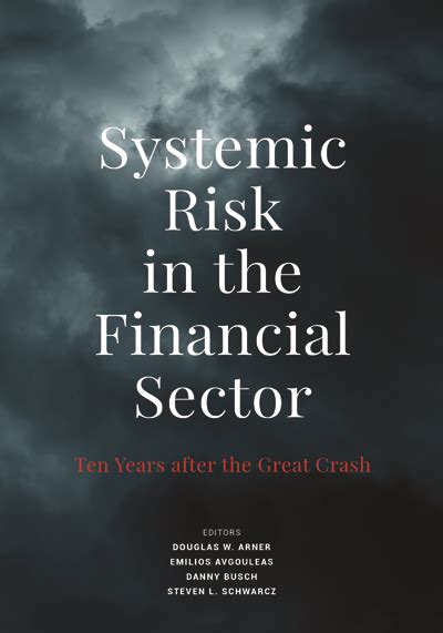 Systemic Risk In The Financial Sector Mcgill Queens University Press