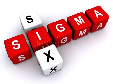 Six Sigma Sign Business Concept