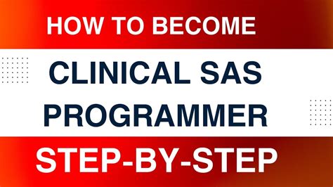 Step By Step Guide How To Become A Clinical Sas Programmer Youtube