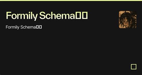 Formily Schema模板 Codesandbox