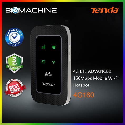 Tenda G G Lte Advanced Portable Wireless Wifi Modem Router Mifi Webe Yes Unifi Mobile