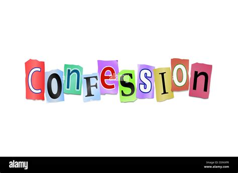 Confessed Word Hi Res Stock Photography And Images Alamy
