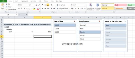 Slicers In Excel Pivot Table Microsoft Excel Tutorials