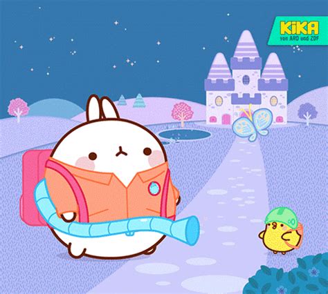 Molang Piu Piu Blow Leaves 