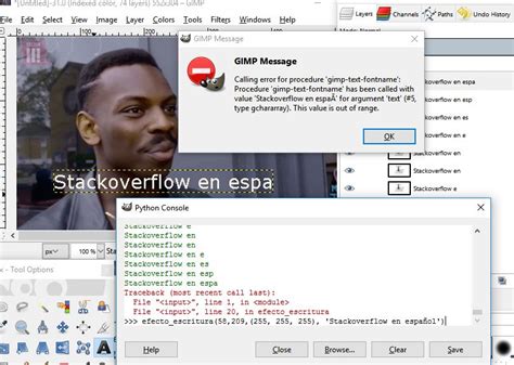 Codificardecodificar Caracteres Especiales Tíldes ñ En Python Gimp Stack Overflow En Español