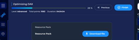 getting error to download resource file on optimizing dax access