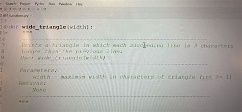 Solved Search Project Pydev Run Window Help Functionspy X