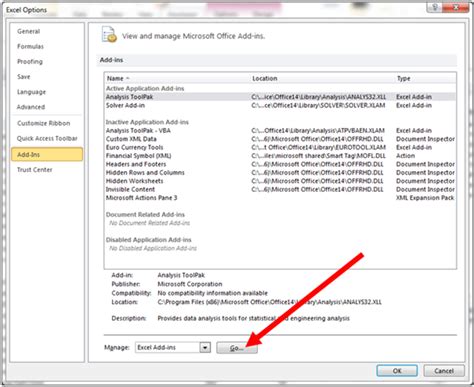 Add In Analysis Toolpak Excel 2016 Picogarry
