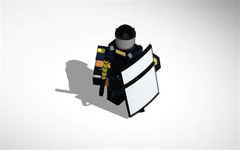 3d Design Tds Warden Tower Tower Defense Simulator Tinkercad