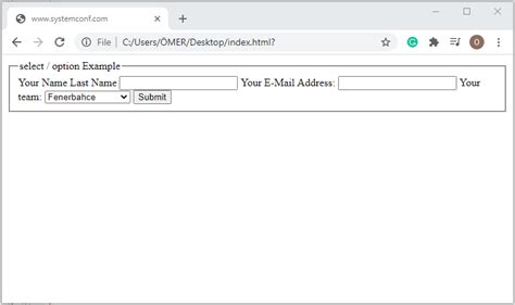 Html Form Tags With Examples SYSTEMCONF