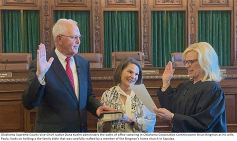 Bingman Sworn In As Corporation Commissioner Oklahoma Energy Today