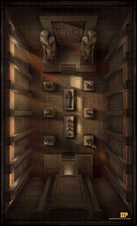 Magic At The Museum Part 04 33x20 Battlemap Rfantasymaps