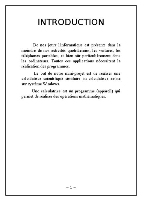 Doc Calculatrice Langage Java Avec Interface Graphique