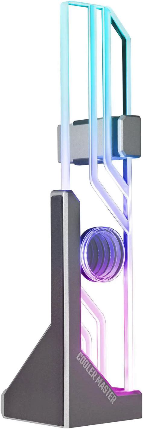 Cooler Master Atlas Argb Gpu Support Bracket Aluminum Magnets Stand Infinity Mirror Design