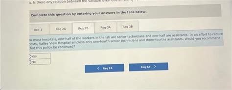 Solved Problem 10 12 Algo Variance Analysis In A Hospital