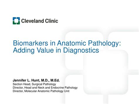 Ppt Biomarkers In Anatomic Pathology Adding Value In Diagnostics