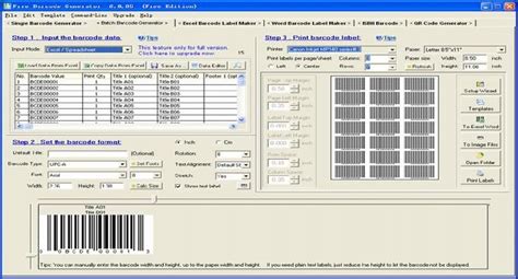 Free Barcode Generator Program Westernallfor
