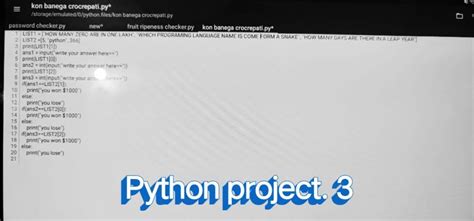shrehan arya on linkedin python project 3