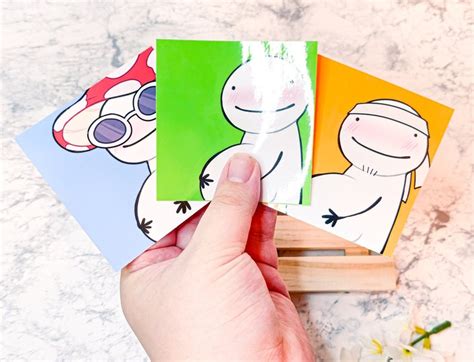 1 5 Or 3 Pregnant Dream Team Blob Sticker Pack Funny Meme Cursed Wtf T Dsmp Water Resistant