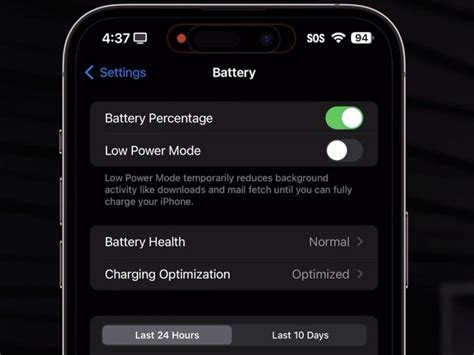 IOS 17 4 Shows Battery Health As Normal The Number Will Be Shown Only If You Click On It R Ios