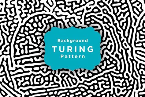 Abstract Turing Organic Background Turing Pattern Template