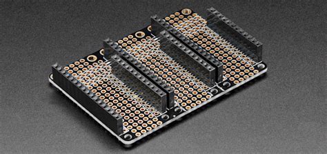Featherwing Of The Day Adafruit Featherwing Tripler Mini Kit Prototyping Add On For Feathers