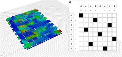 Digital Representation Of A Weaving Binary Pattern In Rhinoceros 3d And Download Scientific