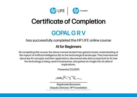 G R V Gopal On Linkedin Artificialintelligence Hpfoundation