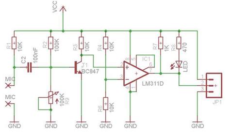 Lm311 Application Circuit Lm311 Pinout Example Exwj