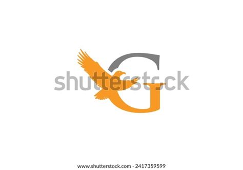 Letter G Eagle Logo Design Stock Vector Royalty Free 2417359599 Shutterstock