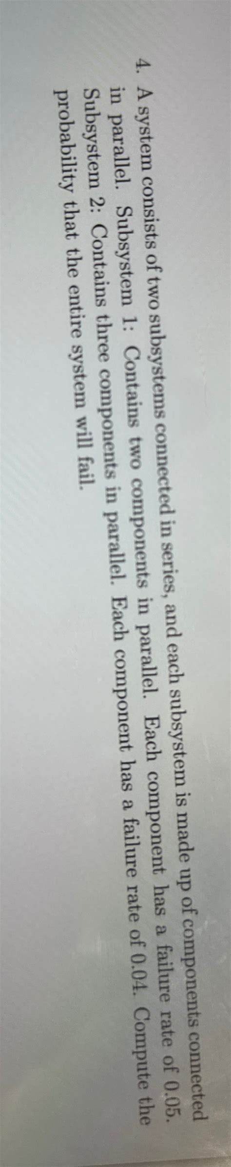 solved a system consists of two subsystems connected in