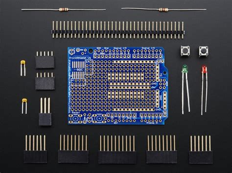 Adafruit Proto Shield For Arduino Unassembled Kit Stackable Version