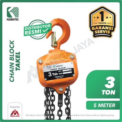 Dapatkan Harga Chain Block 3 Ton Kondo Termurah Hanya Di Mega Jaya