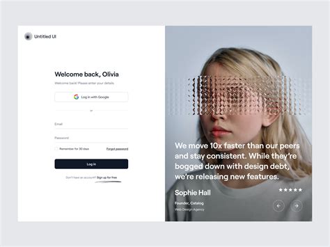 sign up page — untitled ui by jordan hughes® on dribbble
