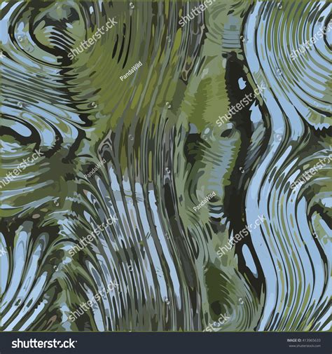 Alien Fluid Metal Glass Vector Texture Stock Vector Royalty Free