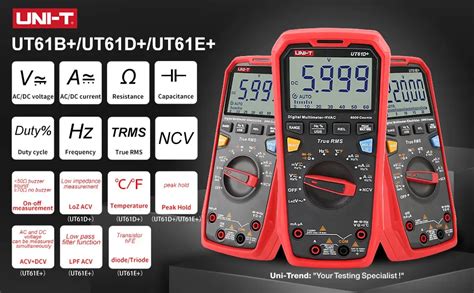 قیمت و خرید مولتی متر دیجیتال یونی تی مدل Uni T Ut61b عصرتولز
