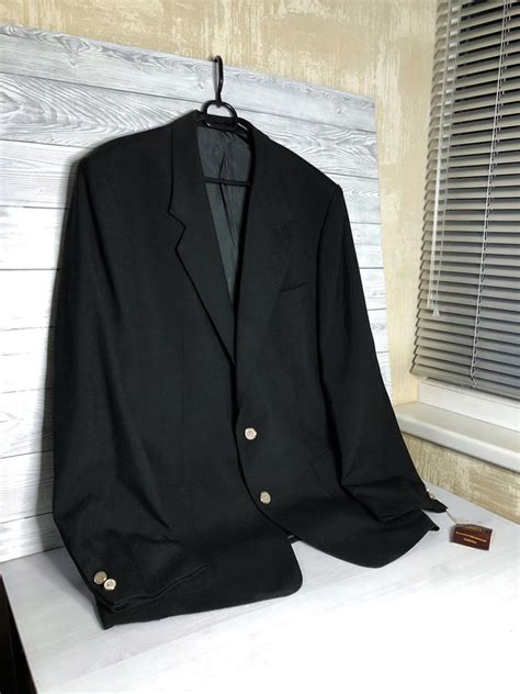 Мужской клубный пиджак черный винтажный блейзер Австрия Sud Merkur 650 грн Чоловічі піджаки