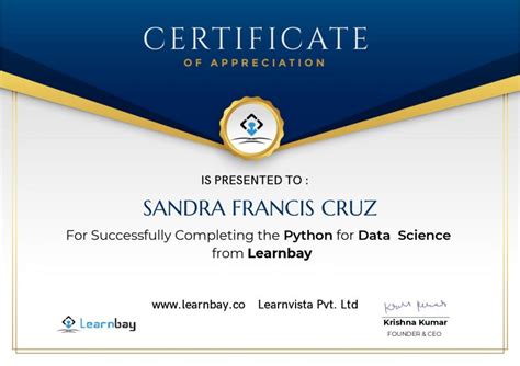 Sandra Cruz On Linkedin I Am Happy To Share That I Have Completed The Python Module Of Data